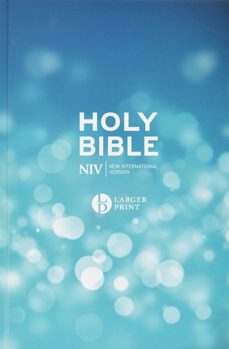 NIV Larger Print Blue Hardback Bible 10 Copy Pack (Mixed Media Product ...