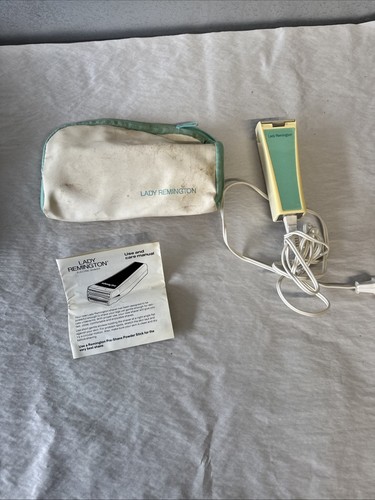 Aqua Lady Remington Electric Shaver VTG USA with Bag & Instructions | eBay