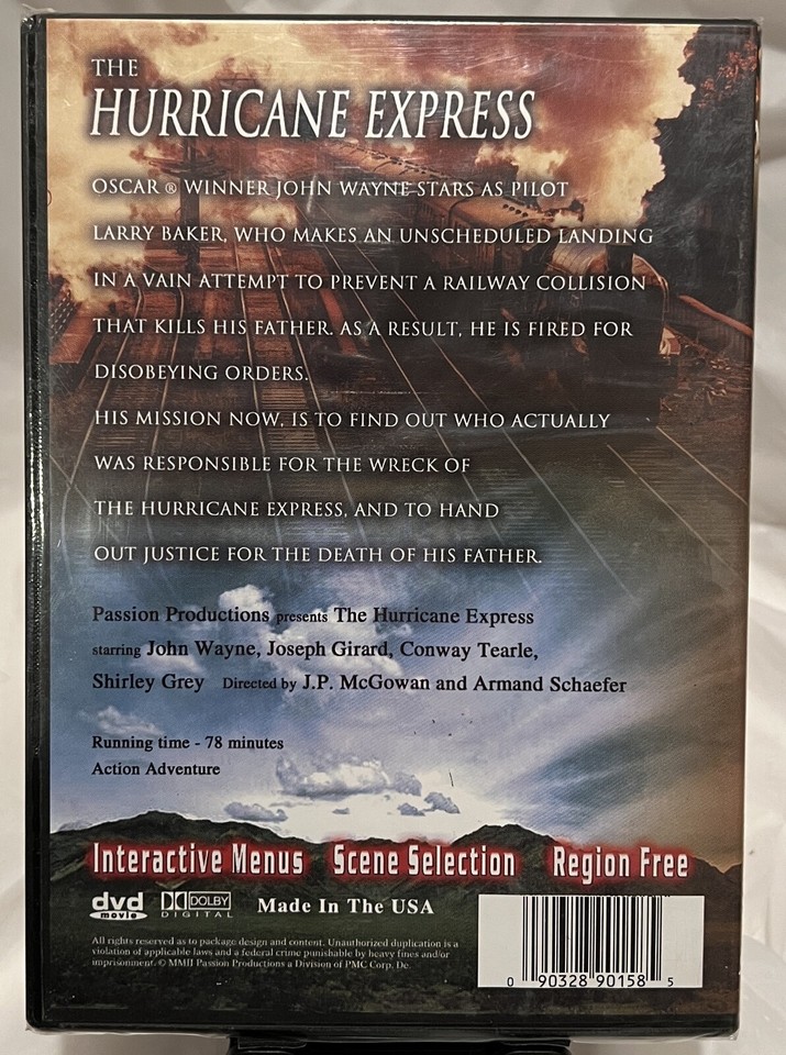 The Hurricane Express [DVD, 090328901585] John Wayne - 12 Episodes | eBay