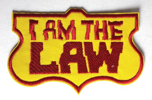 Judge Dredd 4.25" I Am the Law Embroidered Patch- USA Mailed (JDPA-02 ...