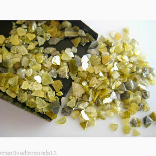10.08ct lot natural slices Diamond uncut raw Rough yellow diamond chips ...