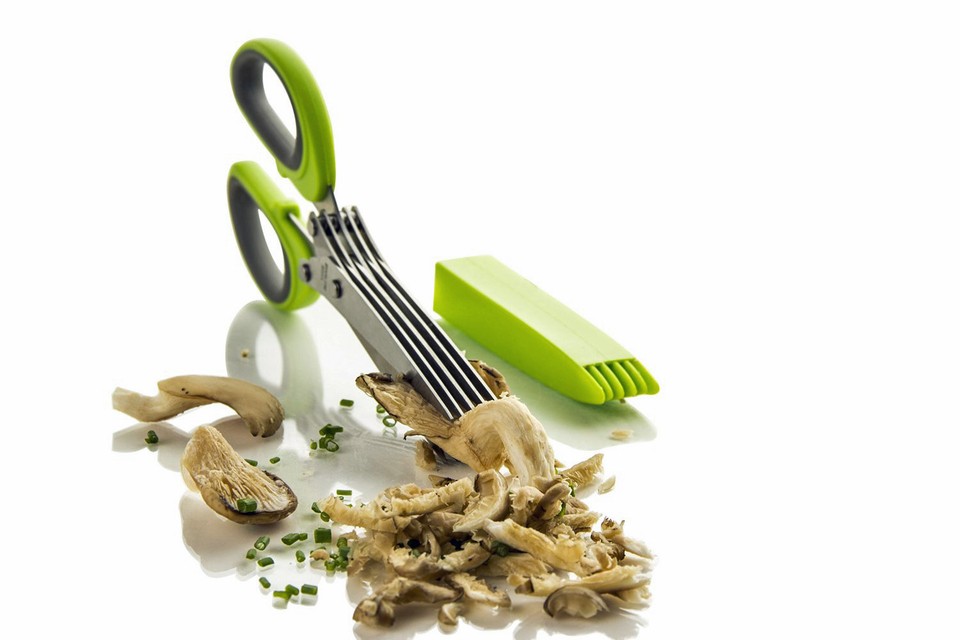 Gourmet HERB SCISSORS THE BEST Shears Chop ~ Mince Herbs for Instant ...