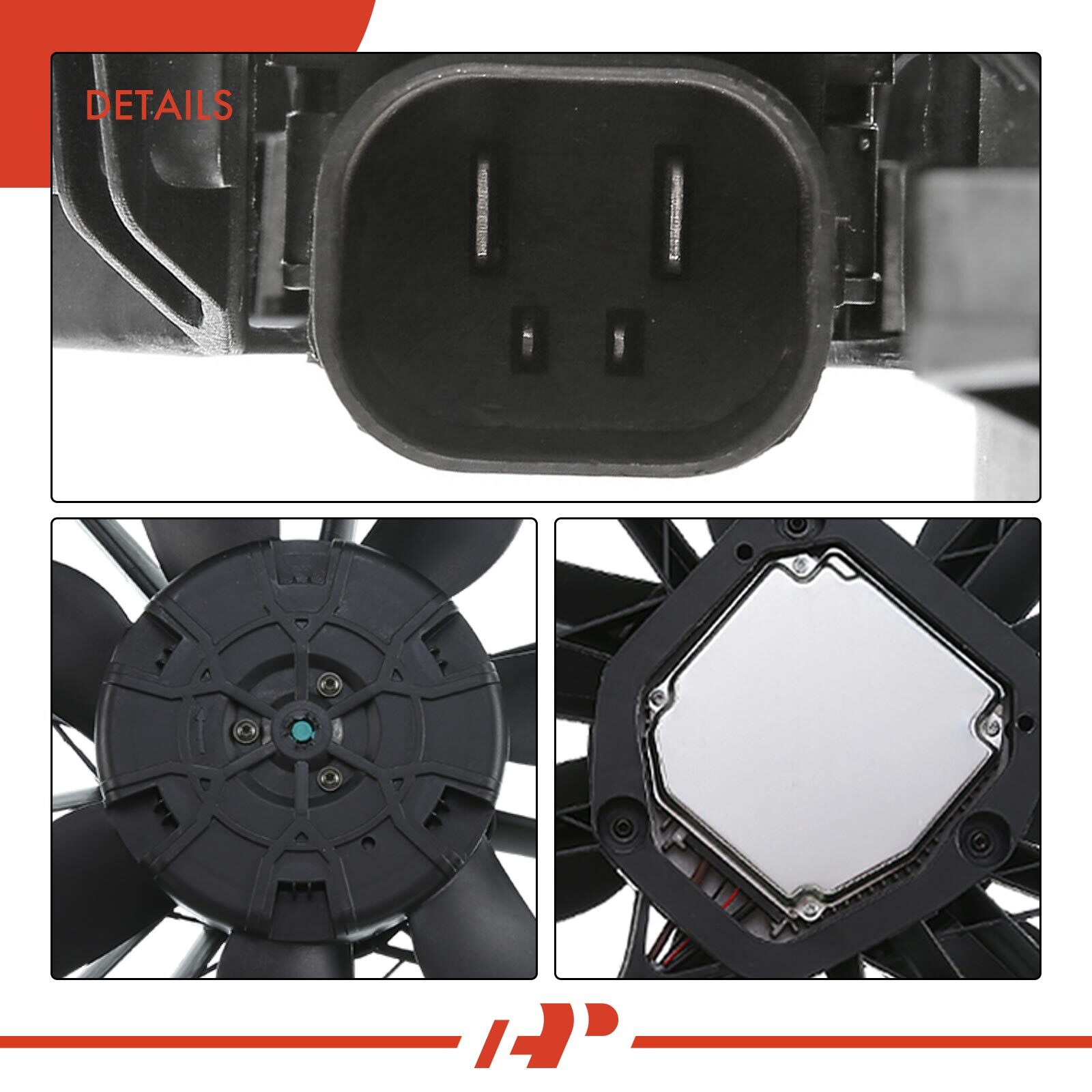 AC Condenser & Cooling Fan Assembly Kit for BMW 128i 323i 325i 328i ...