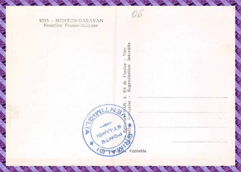 Postcard - Manton-Garavan - Border Franco Italian | eBay