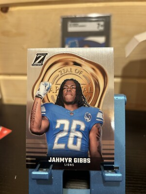 2023 Panini Zenith Football Jahmyr Gibbs Zeal Of Approval #28 RC ...