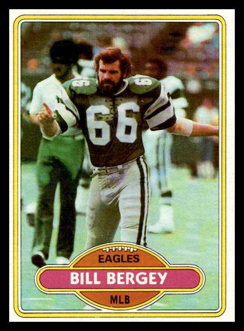 1980 Topps Bill Bergey #480 Philadelphia Eagles | eBay
