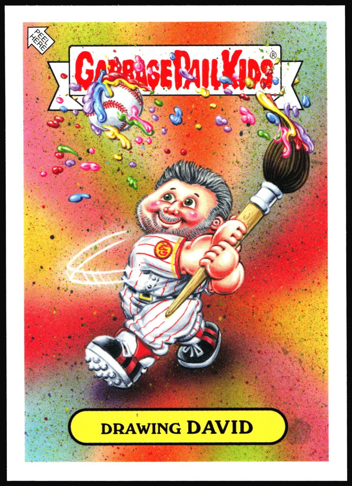 Drawing David Gross 2023 GPK Garbage Pail Kids # No Number Card R3-4 | eBay