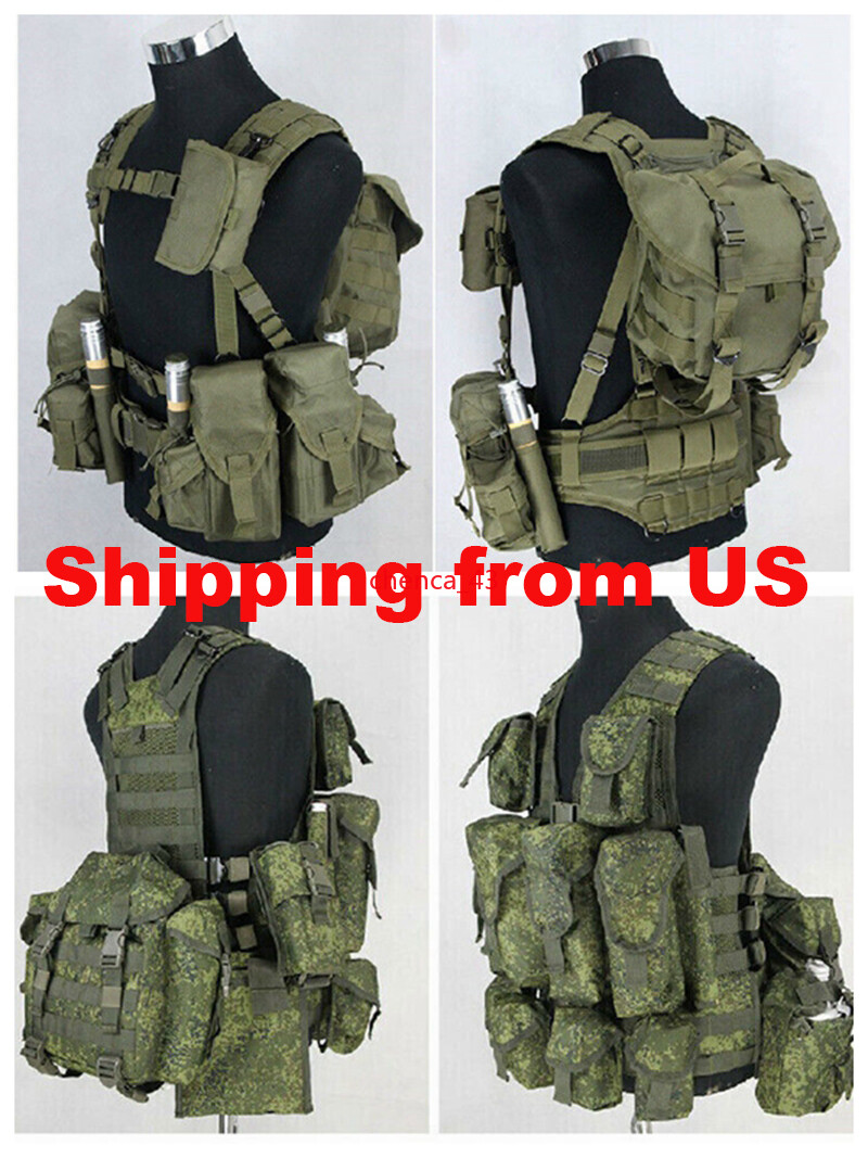 US! Russian Army Smersh Tactical Combat Vests EMR Special Training Gear ...