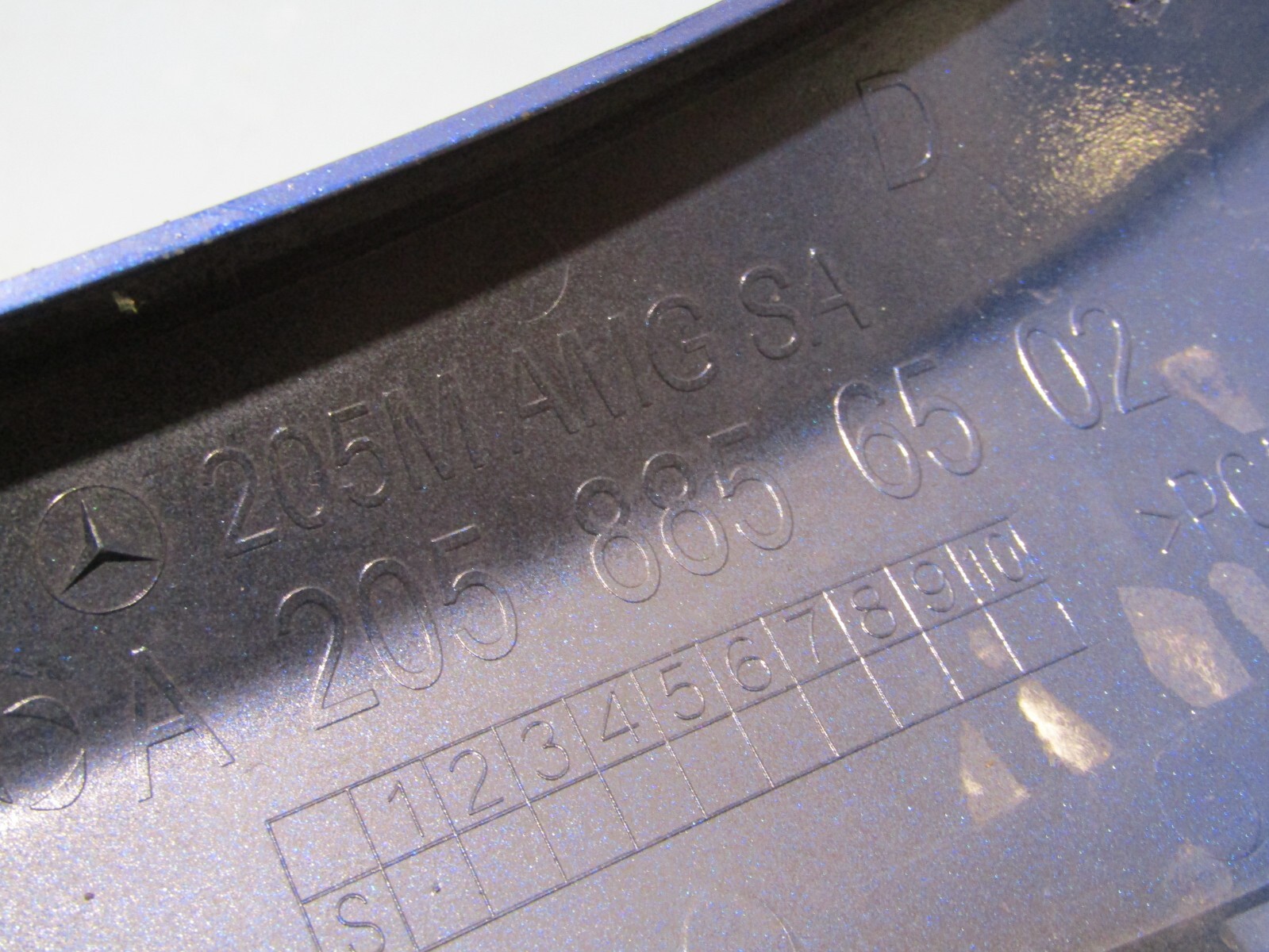 Mercedes C Class W205 AMG Front Bumper Left Cap Cover P/N A2058856502 ...