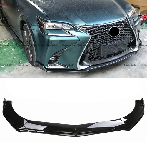 For Lexus LS460 LS500 Universal Front Bumper Lip Spoiler Splitter Gloss ...