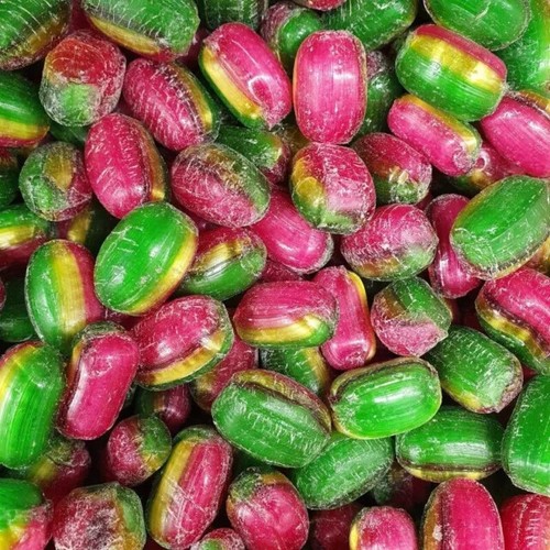 Rosey Apples (Cherry Bites) Rock Candy Hard Boiled Lollies Bulk Bag 1KG ...