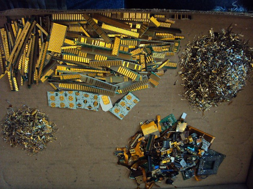 Gold Plated Computer Pins/Parts Scrap Gold Recovery 451 Grams | eBay