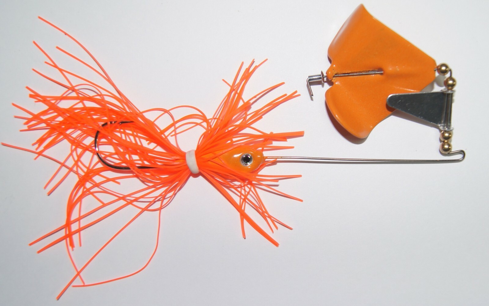 Fish Techniques Buzz Bait, Painted Delta Blade + Clacker, (6) Sizes-(11 ...