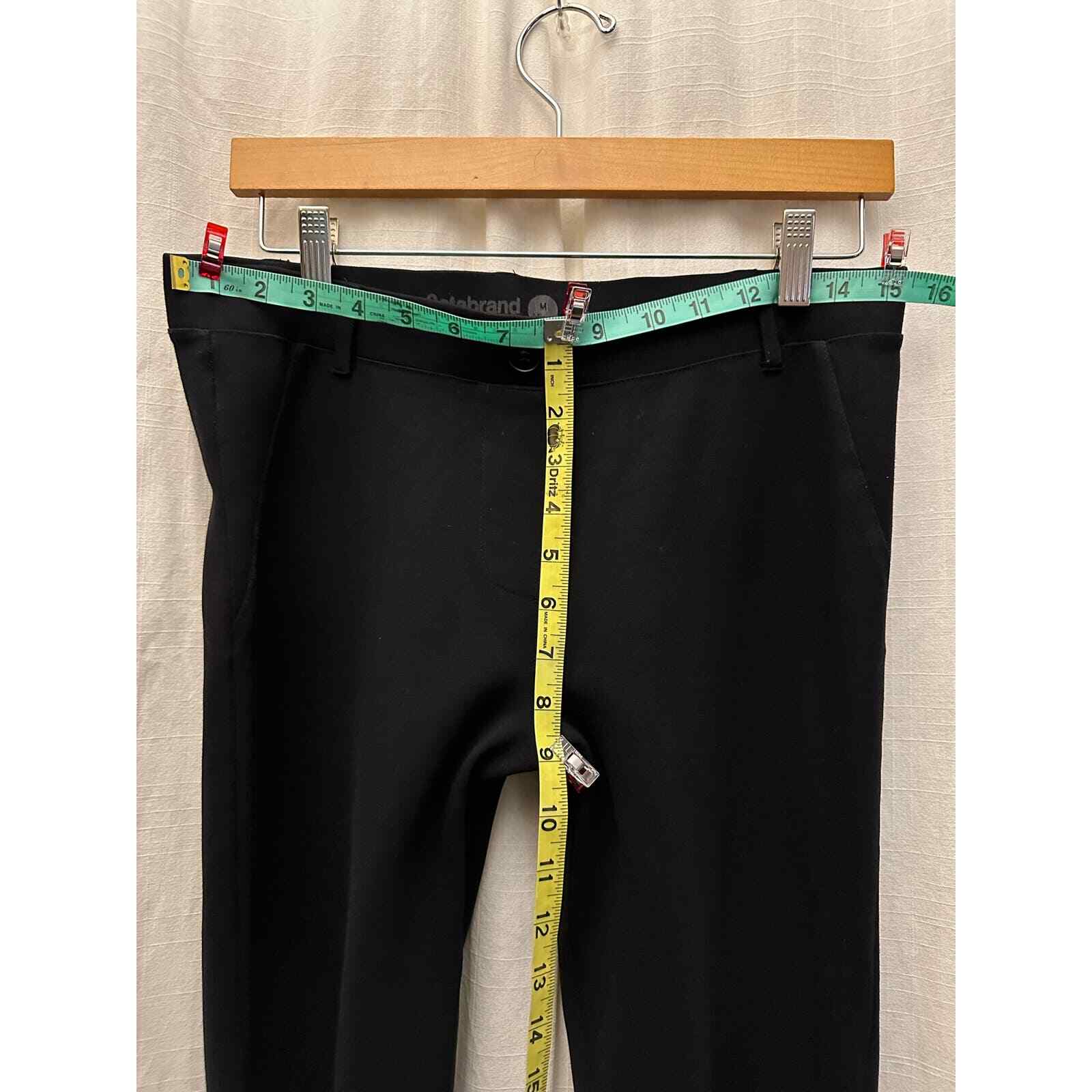 Betabrand Straight Leg Black Classic Dress Pant Yoga Pants W0076-BK ...