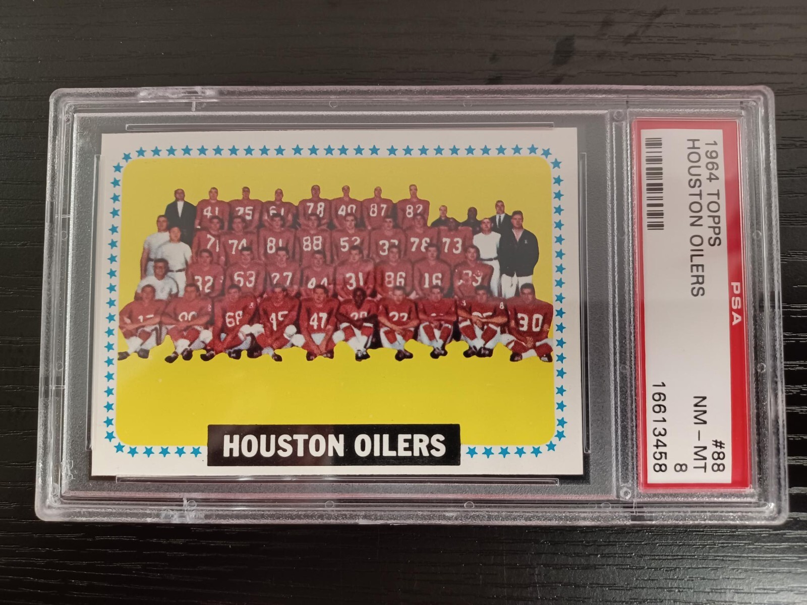 1964 Topps #88 Houston Oilers Team Card Graded PSA 8 NM-MT | eBay