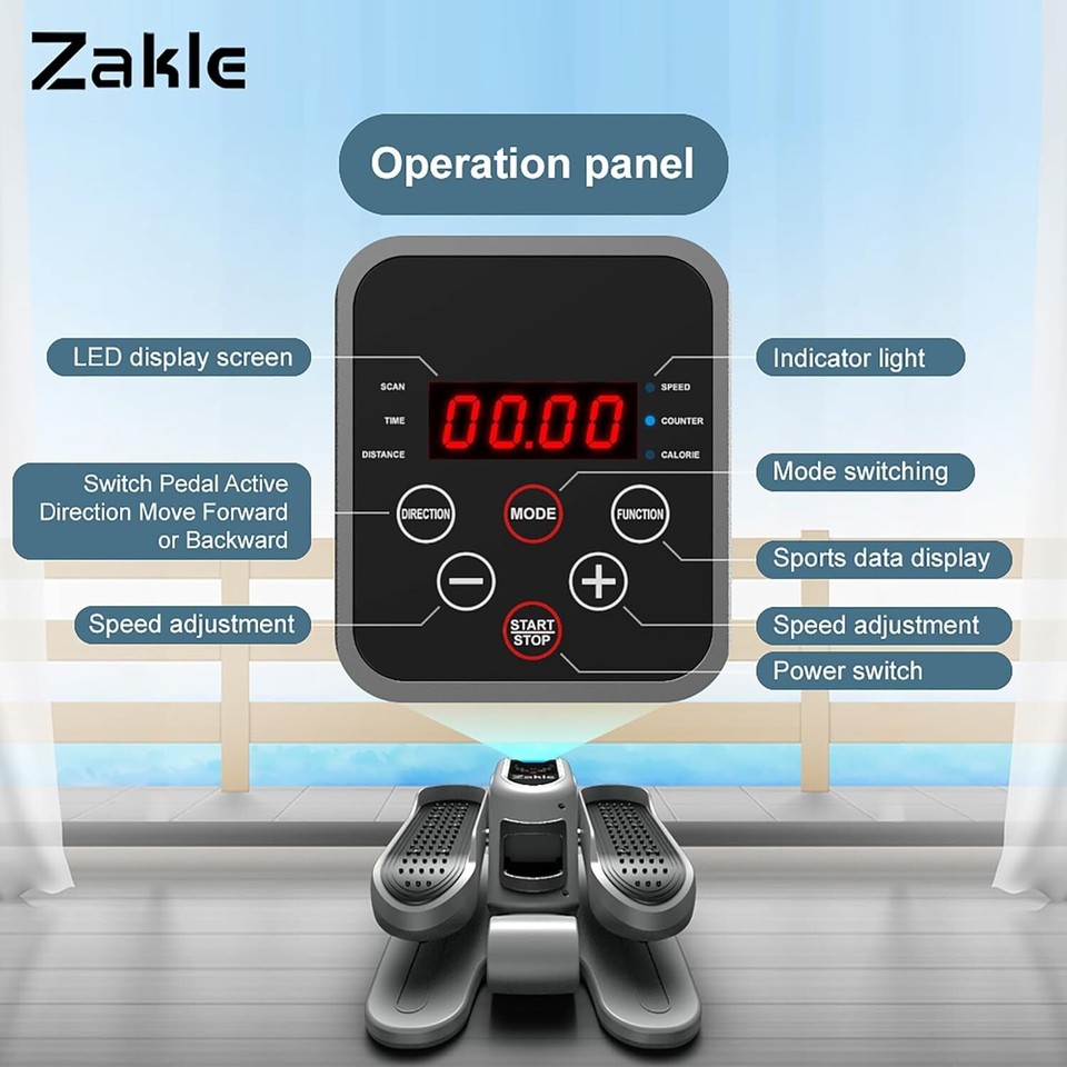 Ellipse Leg Exerciser as Seen on TV, under Desk Elliptical Exercise ...