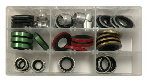 48 PCs Master Slim Line GM Block Fitting Sealing Washer & Insert ...