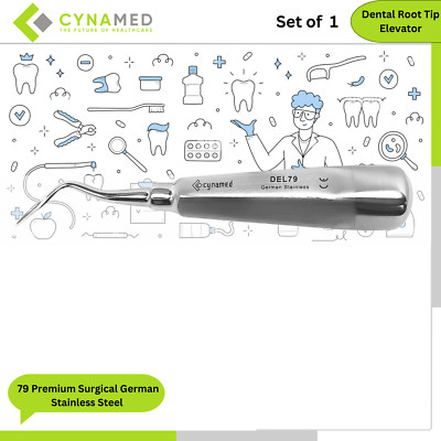 Cynamed Dental Root Tip Elevator DEL 79 Premium Surgical German ...