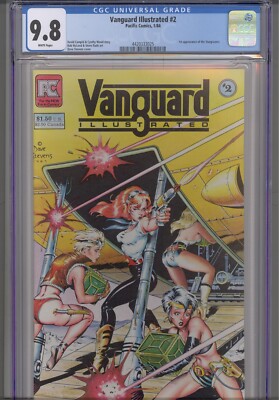 Vanguard Illustrated #2 CGC 9.8 1984 Pacific Comics Dave Stevens Cover ...