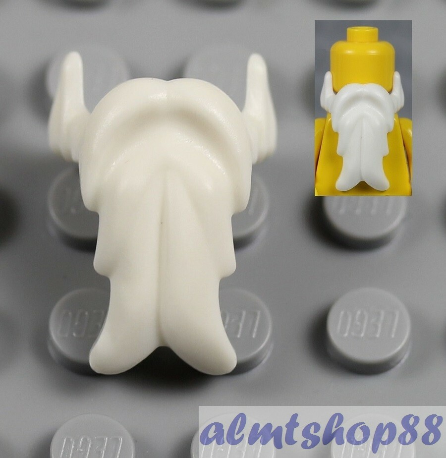 LEGO - Minifigure Beards - Wizard King Old Man Male Santa Harry Potter ...