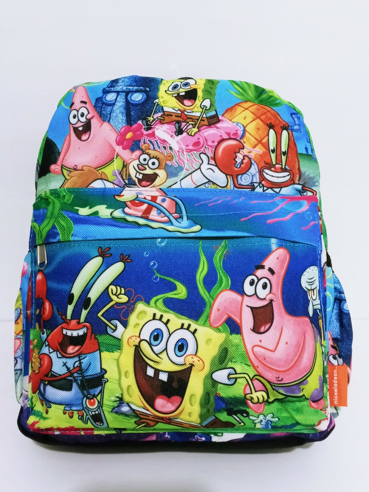 Nickelodeon Spongebob Patrick Mr. Krabs All Over Print 12" Backpack ...