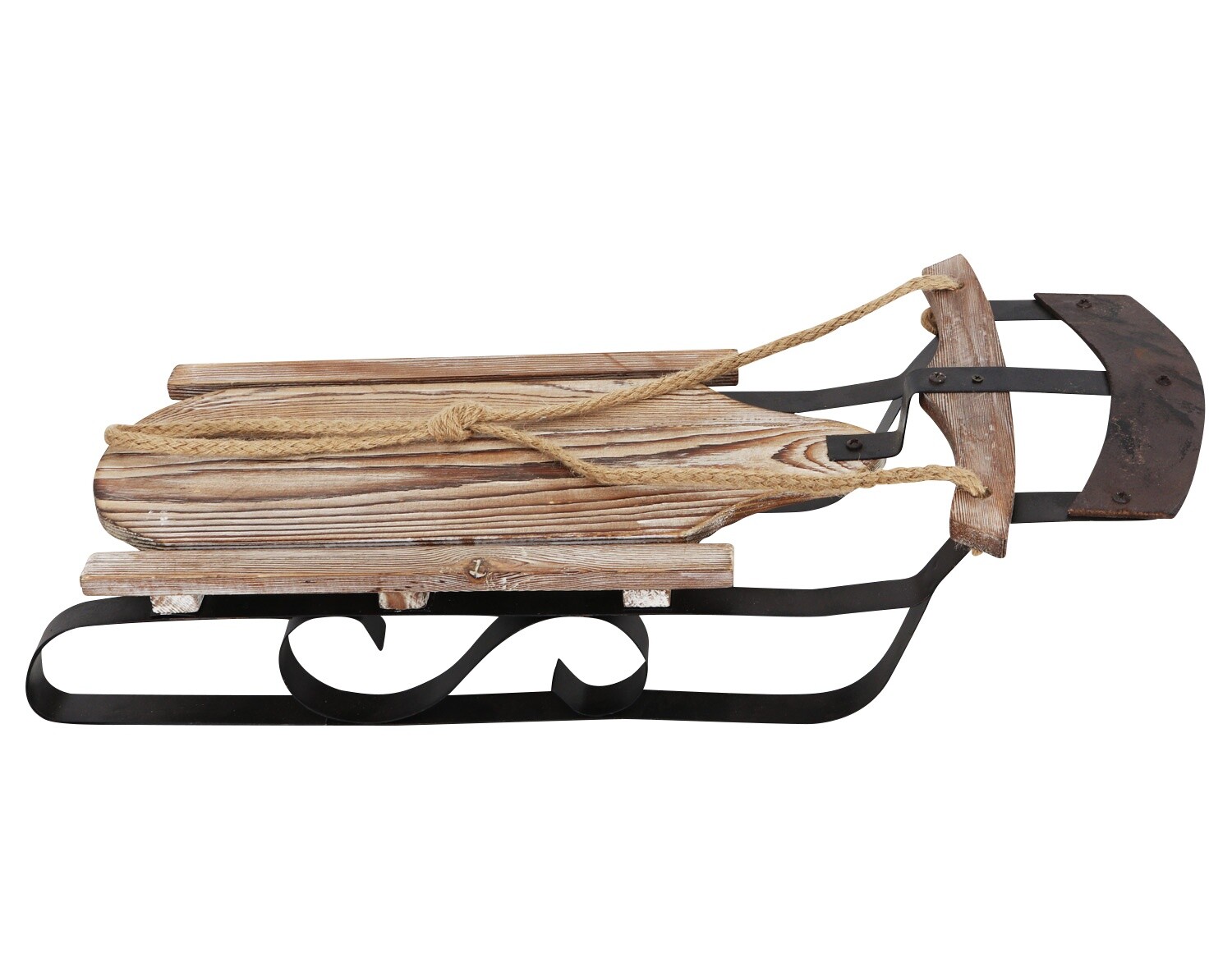 Mini slitta di legno in miniatura decorazione 51cm slitta invernale ...