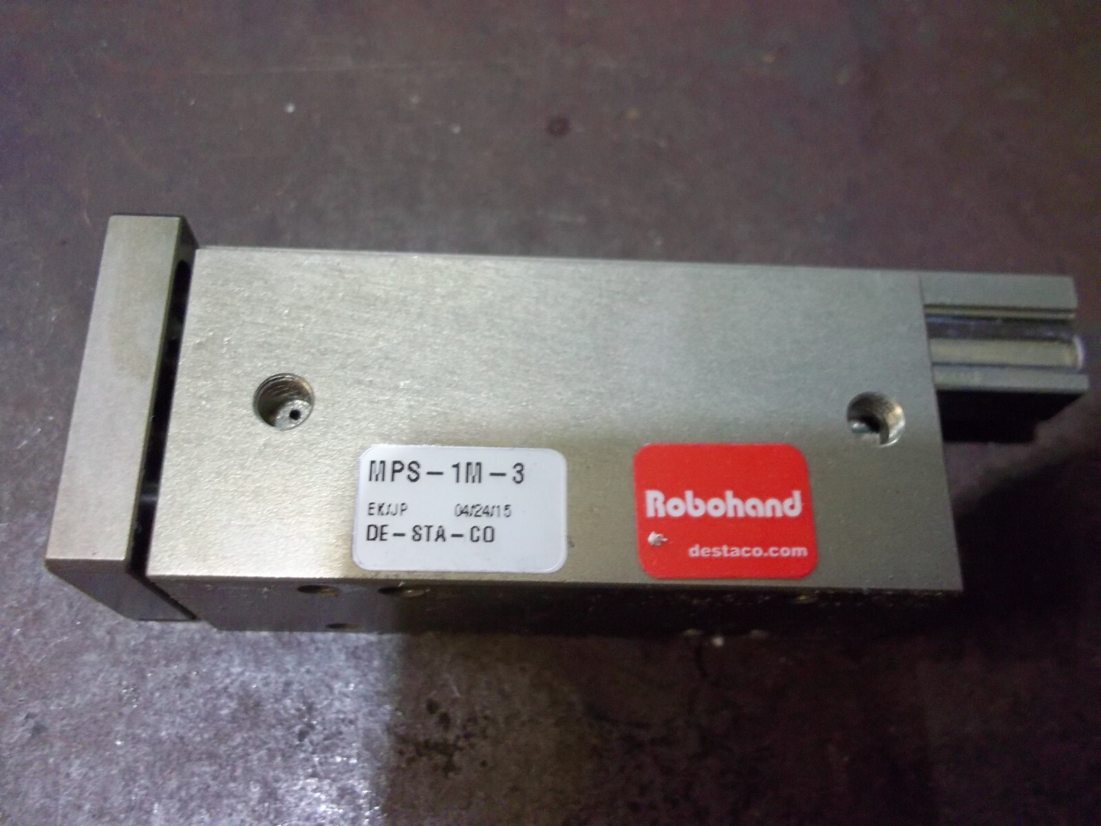 ROBOHAND MPS-1M-3 MINIATURE PNEUMATIC SLIDE (236-3) | eBay