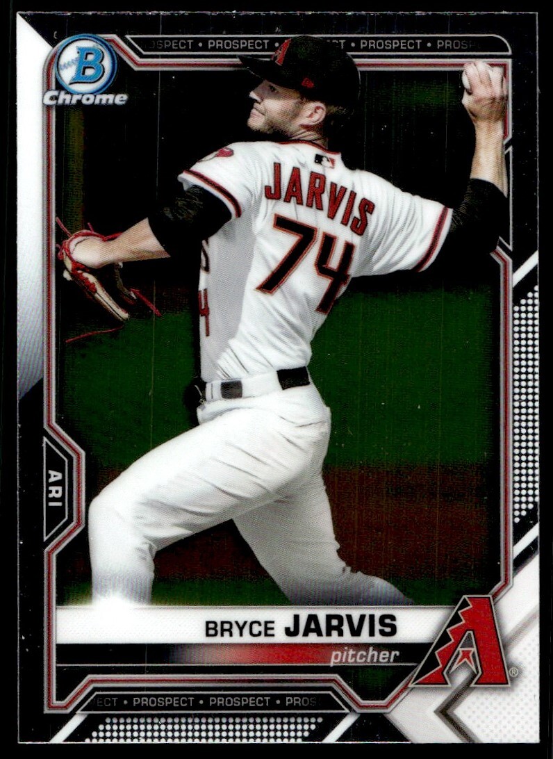 2021 Bowman Chrome Prospects Bryce Jarvis G986 Arizona Diamondbacks # ...