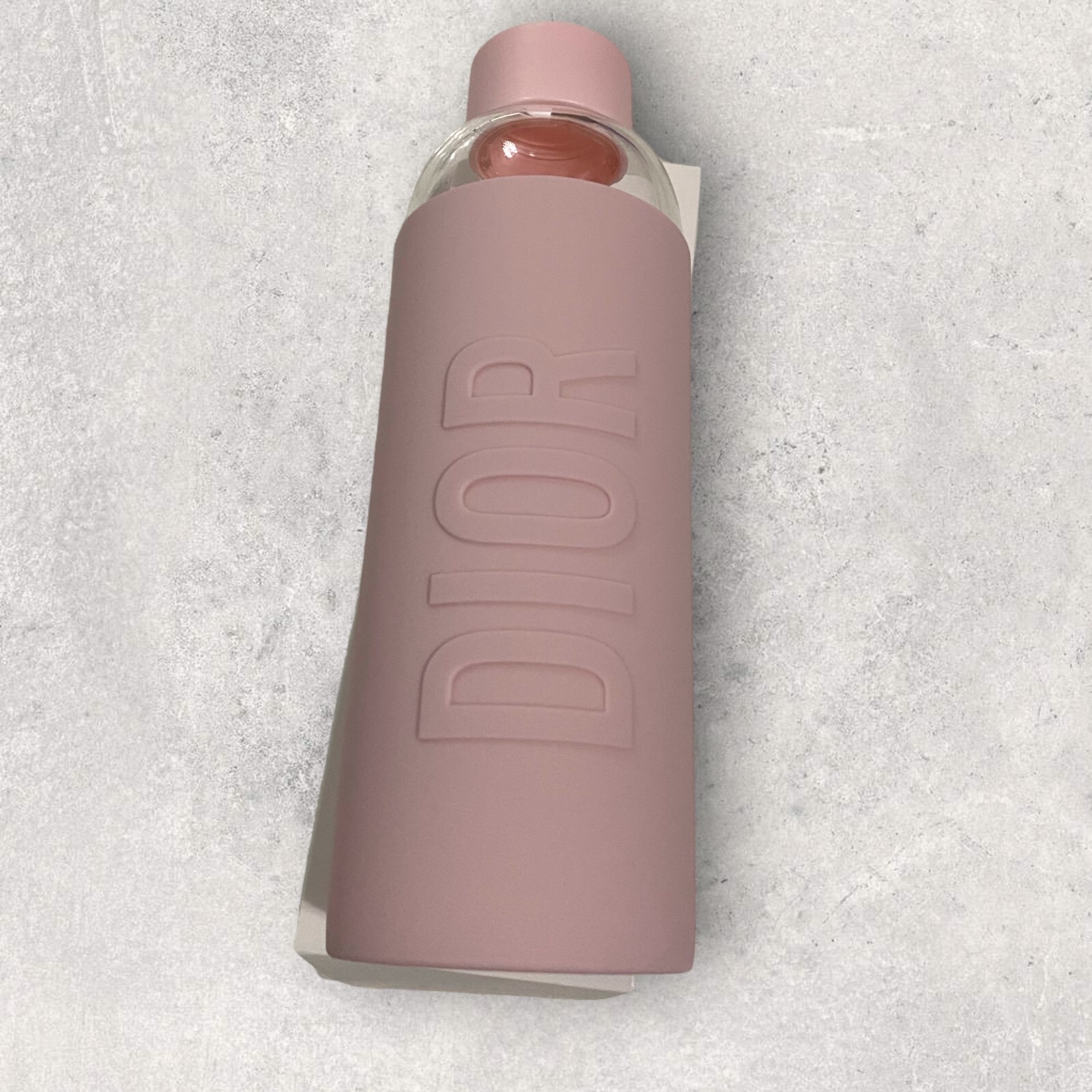 Brand New Dior Glass Water Bottle 550ml with Pale Pink Neoprene | eBay
