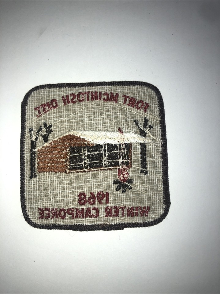 VINTAGE BSA Patch Fort McIntosh Dist. 1968 Winter Camporee. S/110 | eBay