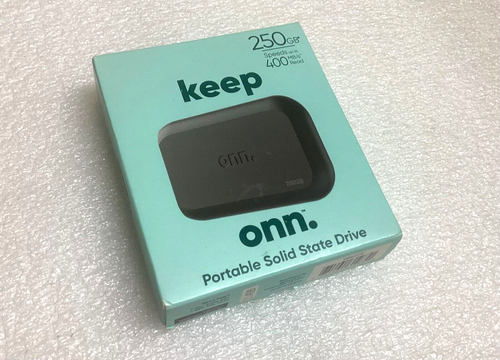 BRAND NEW Keep Onn 250GB Portable Solid State Drive SSD FAST SHIPPING ...