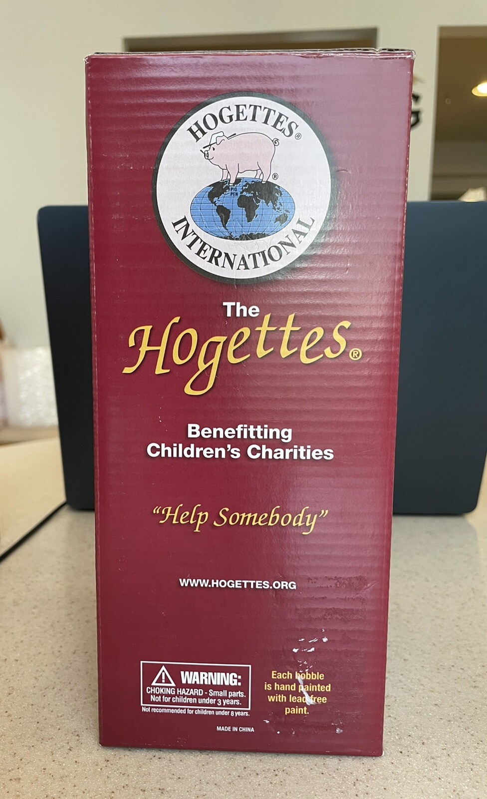 Washington Redskins Commanders HOGETTES BOBBLE HEAD SPIGGY Signed w ...