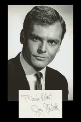 Guy Stockwell (1933-2002) - American actor - Signed card + Photo - 1989 ...