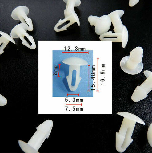 30x/pack Front / Rear Door Seal Clips Weatherstrip Retainer For ...