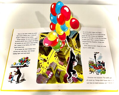 VINTAGE 1993 CURIOUS GEORGE POP-UP BOOK HARD COVER PUBLISHED BY ...