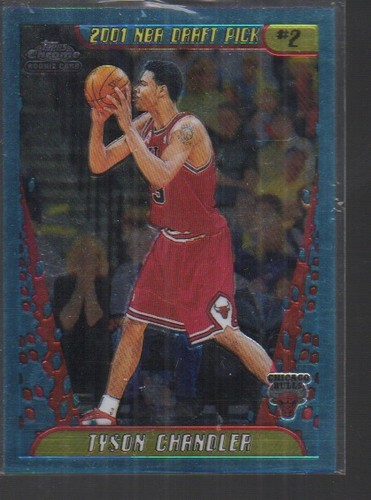 TYSON CHANDLER 2001-02 TOPPS CHROME ROOKIE CARD #130 | eBay