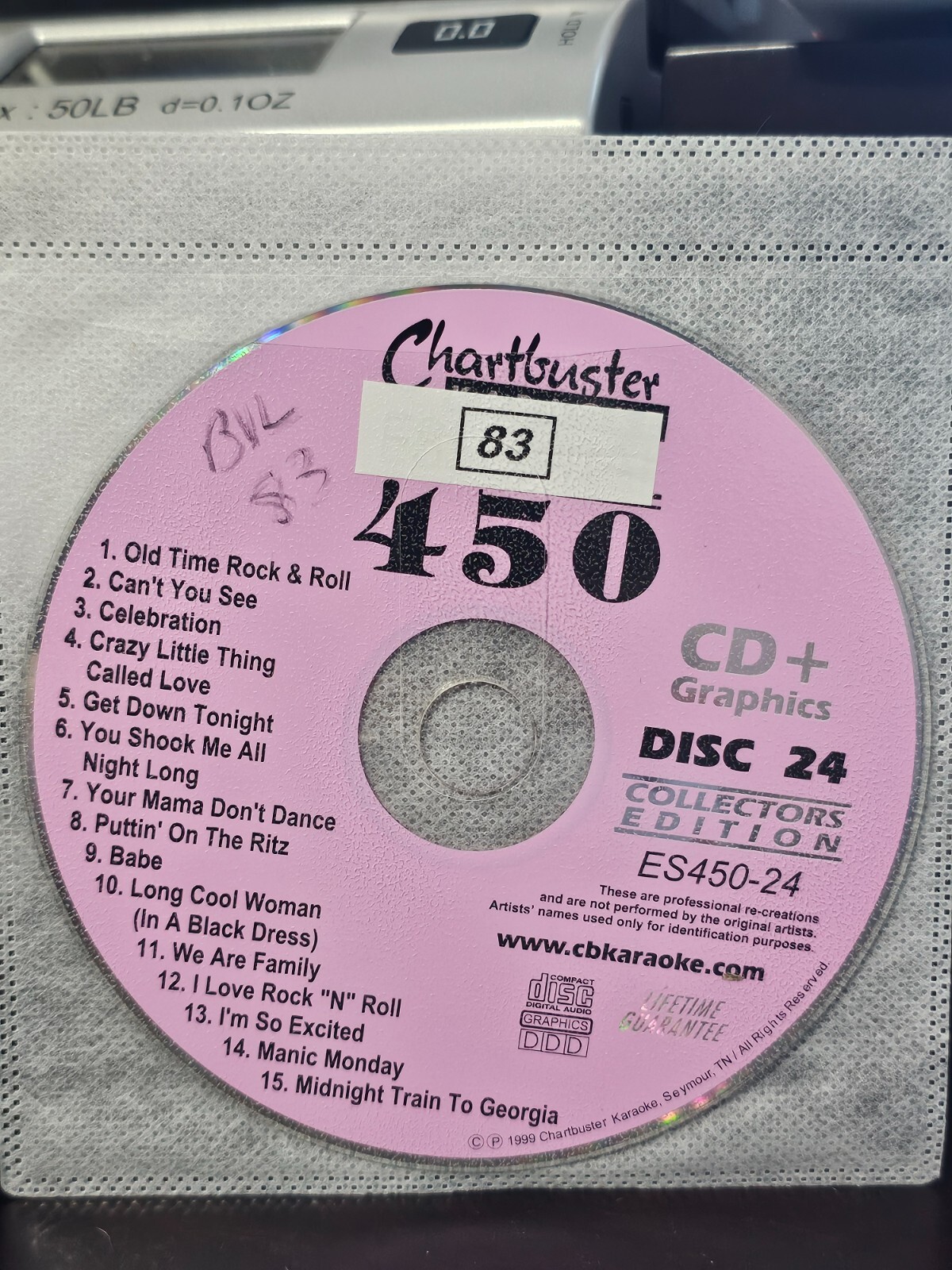 ES450-24 ESSENTIAL 450 CHARTBUSTER KARAOKE CDG | eBay
