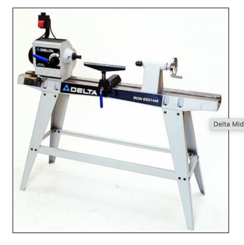 Delta Mid-Sized Lathe - Wood - | eBay