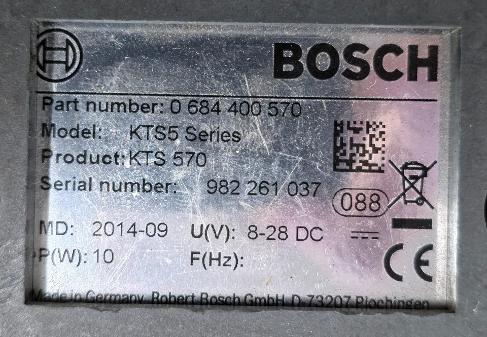 Bosch DCU 220 KTS570 Systemtester Diagnosetester Diagnosegerät ...