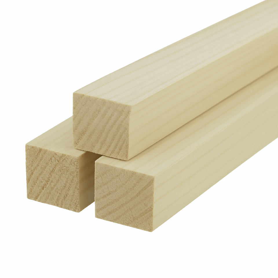 2x2 Treated Timber Ungraded (45x45mm Finish Size) PACK OF 2 LENGTHS ...