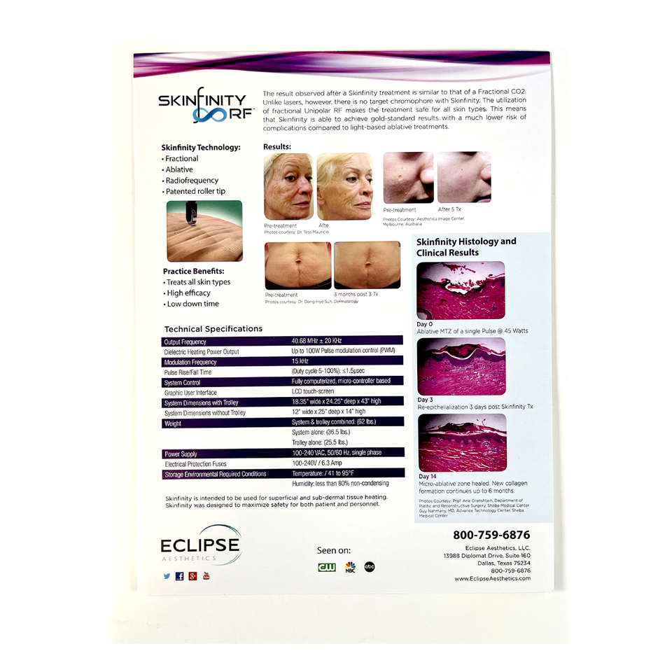 Eclipse Skinfinity RF Infinitely Better Skin Fractional - Ablative ...