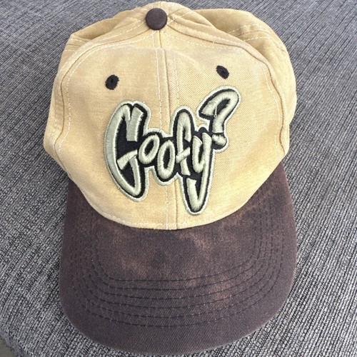 Vintage Disney Goofy Baseball Cap Hat Disneyland Tan Youth Kids 90s ...