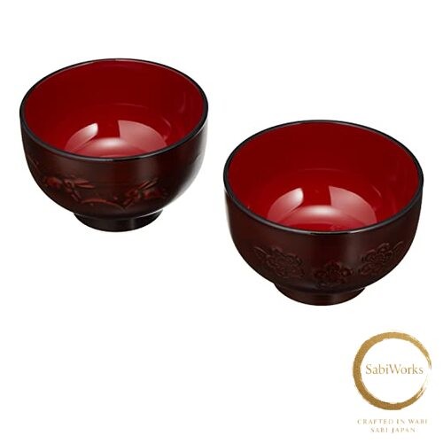 New Mitani Yamanaka Coating M15440 Microwave Soup Bowl Set of 2 Tochi ...