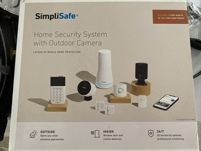 SimpliSafe OSK231 Outdoor Camera Home Security System | eBay