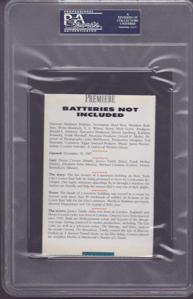 Jessica Tandy (d.1994) Signed Lobby Card Autographed Actress PSA DNA | eBay