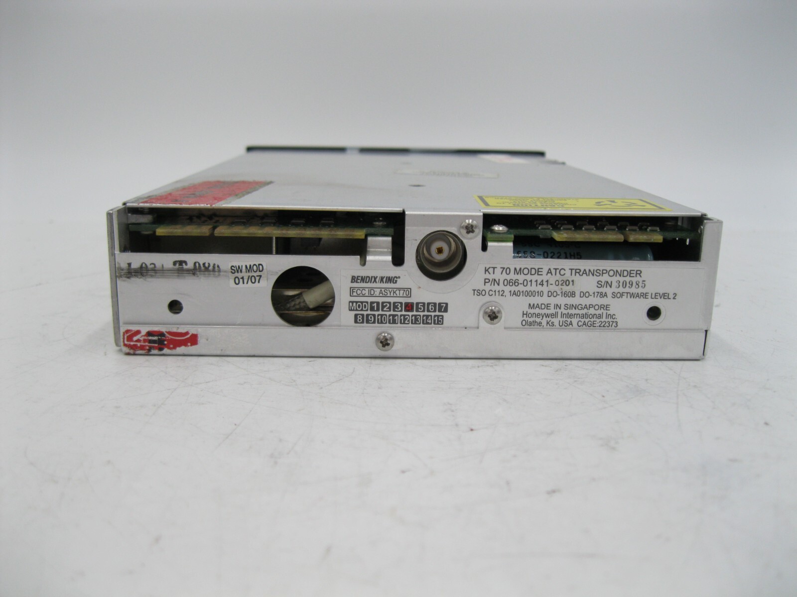 BENDIX KING KT 70 MODE ATC TRANSPONDER PN: 066-01141-0201 | eBay