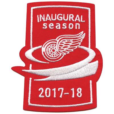 Detroit Red Wings Inaugural Season 2017 Embroidered Iron On Patch | eBay