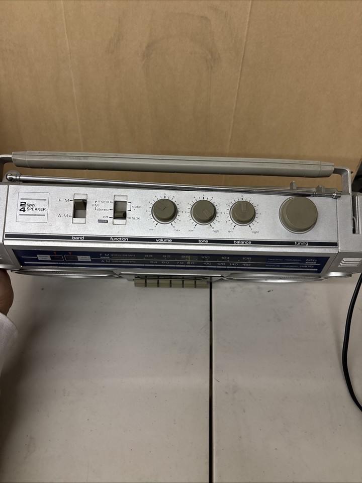 1980 Sharp GF-4646 Cassette Radio Boombox. In GREAT WORKING ORDER | eBay