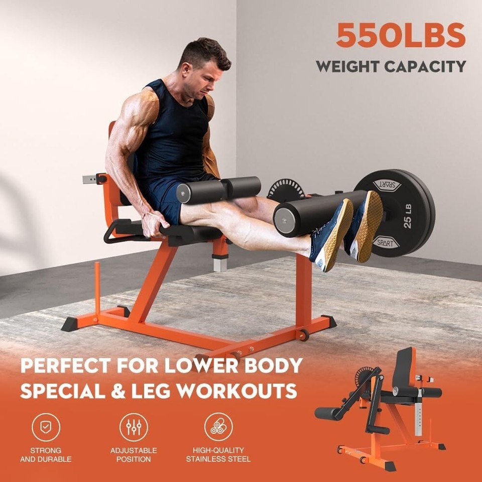 Leg Extension and Curl Machine Lower Body Special Leg Rotary Extension ...