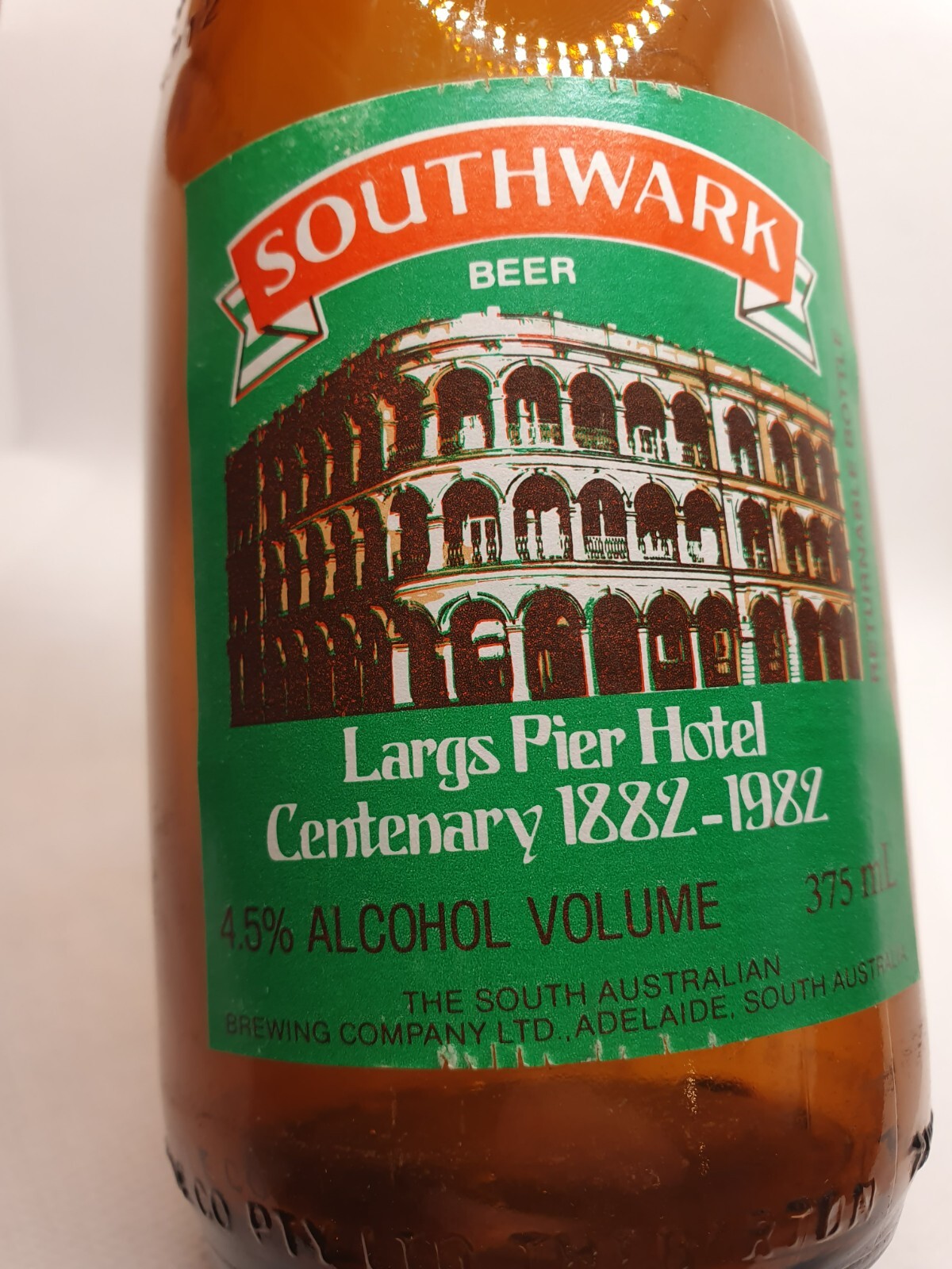 1980s Southwark pickaxe stubby bottle Largs Pier Hotel Centenary | eBay ...